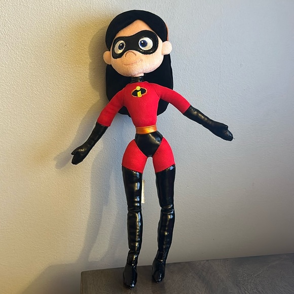 Disney | Toys | Disney Store Pixar The Incredibles 4 Plush Violet Parr ...